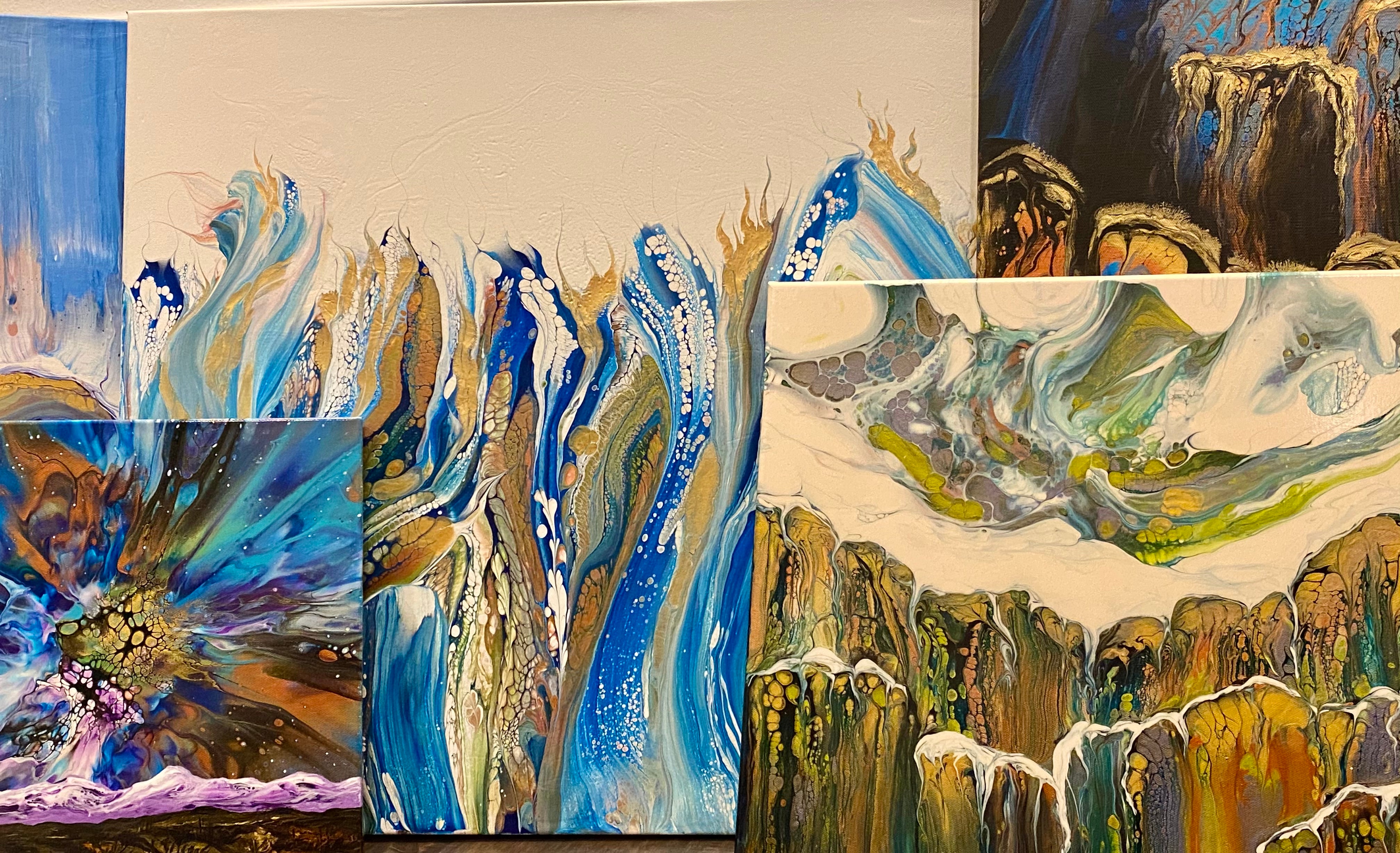 Abstract Landscapes and Swipes – Lance Travis Art and Design